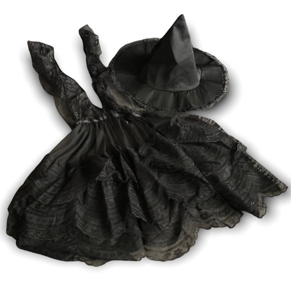 Dresses | New Witch Lingerie Set With Hat Sexy Costume Sheer Small ...